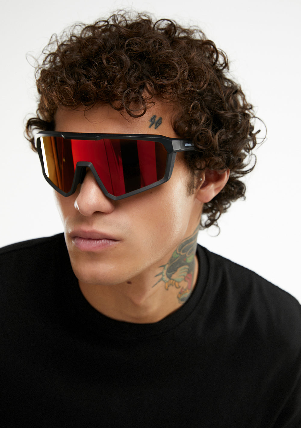 Hurricane Sports Sunglasses Black / Red | D.Franklin®